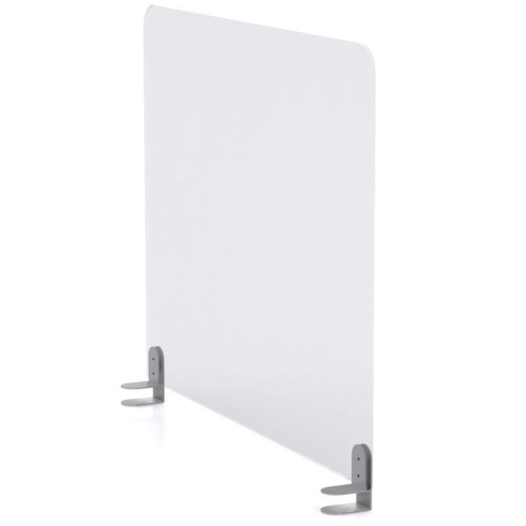 Perspex Desk Screen with Desk Clamp
