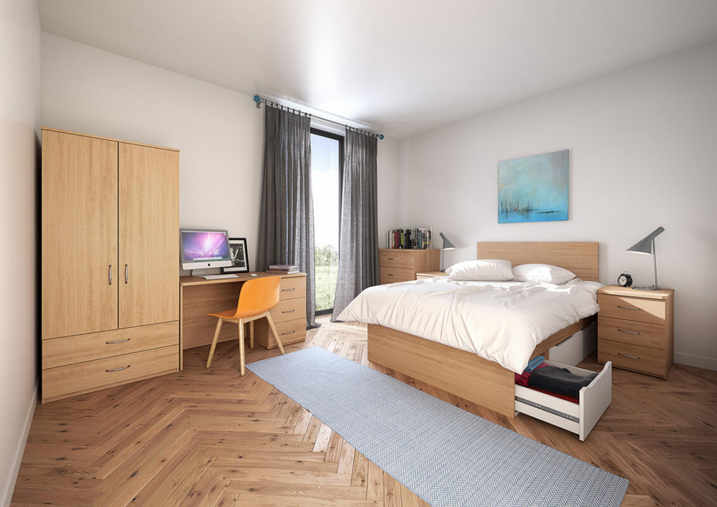 Student Double Wardrobe with Drawers | BEST VALUE ONLINE!