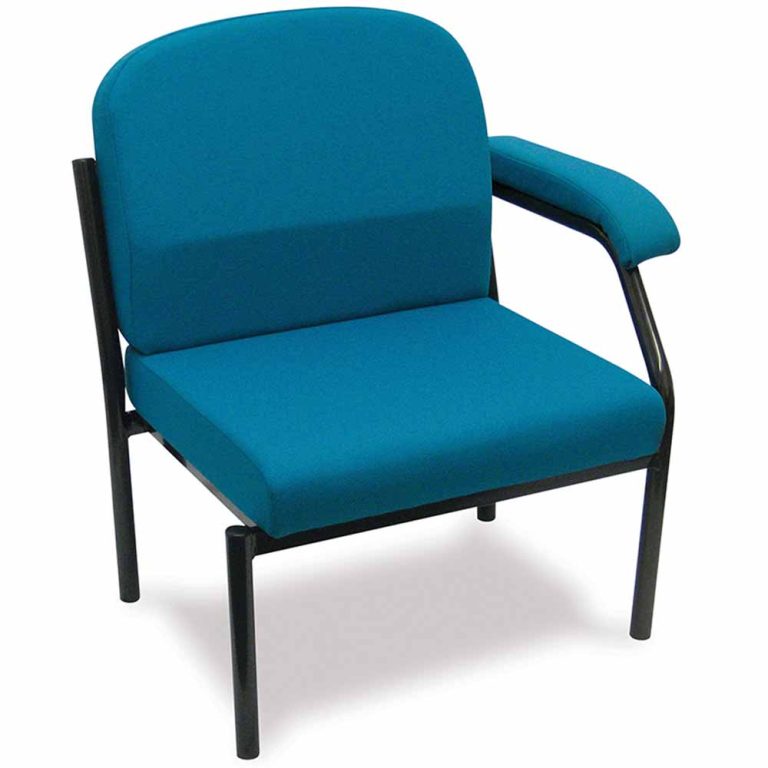 Heavy Duty Reception Chair with Arm | FREE DELIVERY!