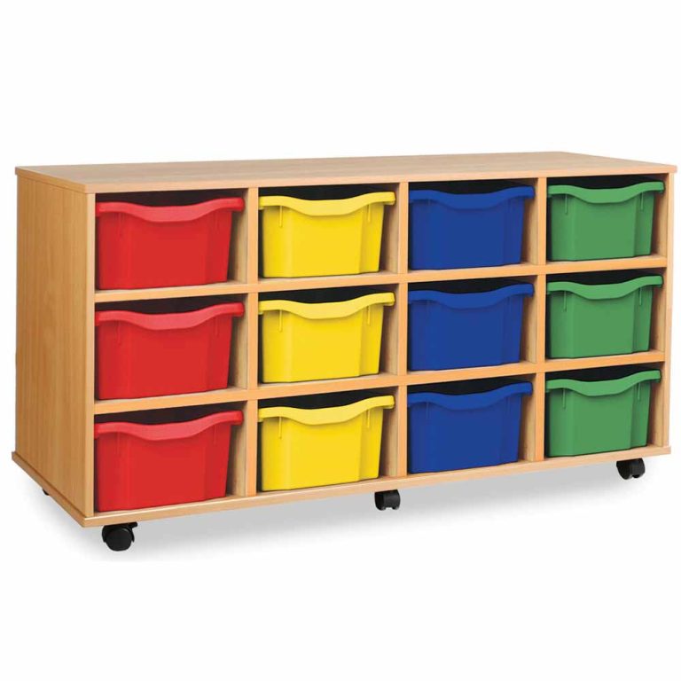 Monarch 12 Double Tray Classroom Storage Unit