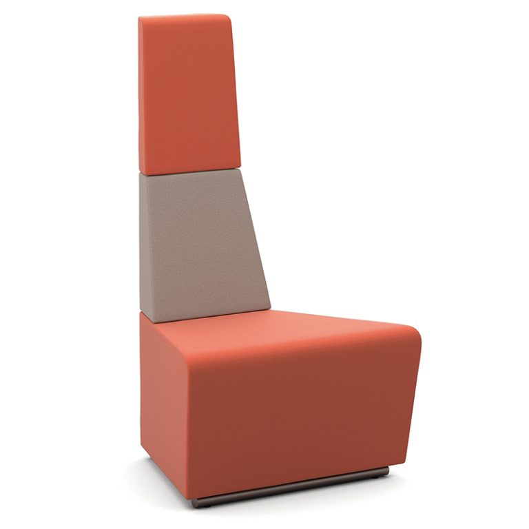 Fifteen High Back 90 Degree External Curved Modular Seat Unit