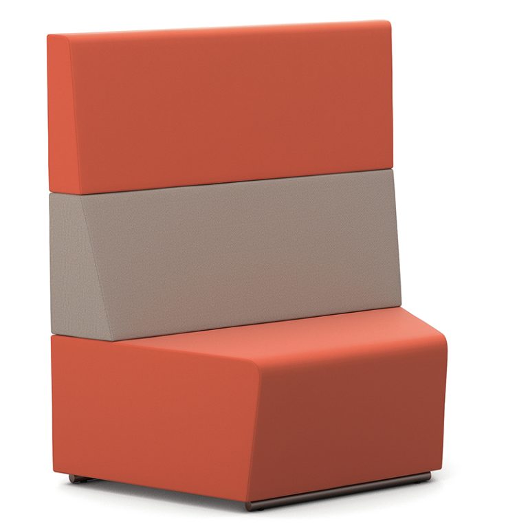 Fifteen High Back 90 Degree External Curved Modular Seat Unit
