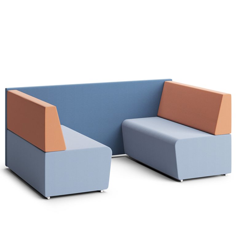 Pledge Fifteen Low Back Four Seater Breakout Meeting Booth